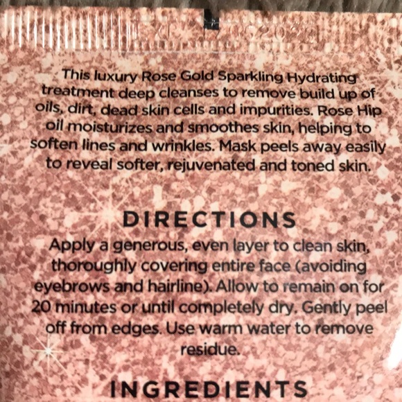 Skincare | Rose Gold Mask | Poshmark